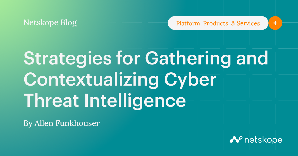 Strategien zum Sammeln und Kontextualisieren von Cyber Threat ...
