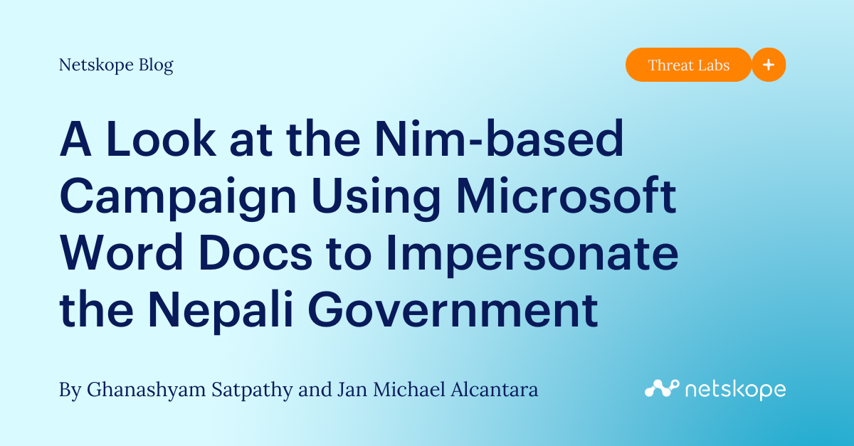 A Look at the Nim-based Campaign Using Microsoft Word Docs to ...