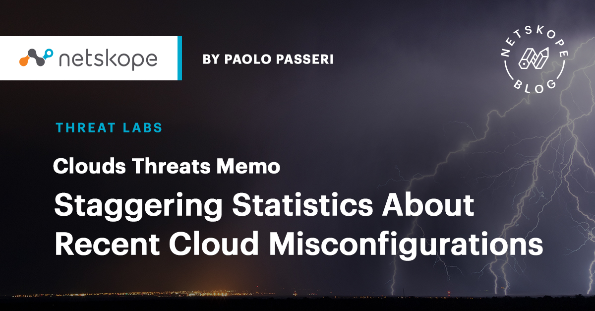 Cloud Threats Memo: Staggering Statistics About Recent Cloud ...