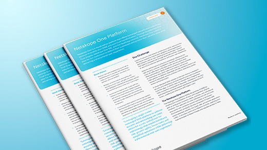 Resumo da solução Netskope One Platform - Netskope