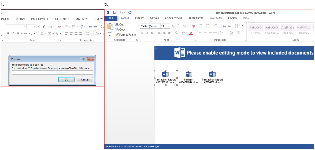 Ursnif Malware Returns With Microsoft Word Document Embedded Objects Netskope