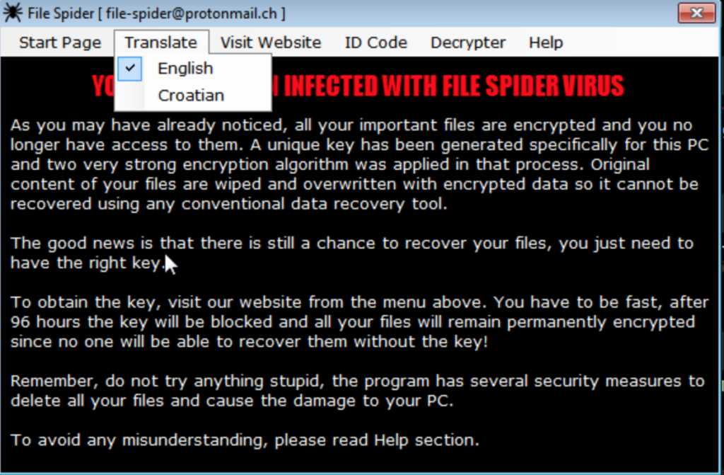 Spider: A New Thread in the Ransomware Web - Netskope