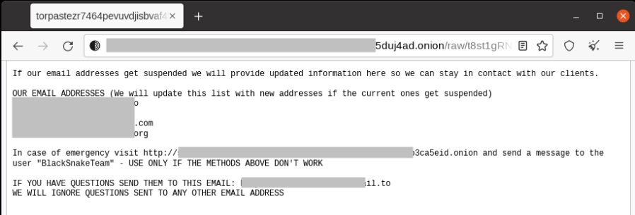 Netskope Threat Coverage: BlackSnake Ransomware - Netskope
