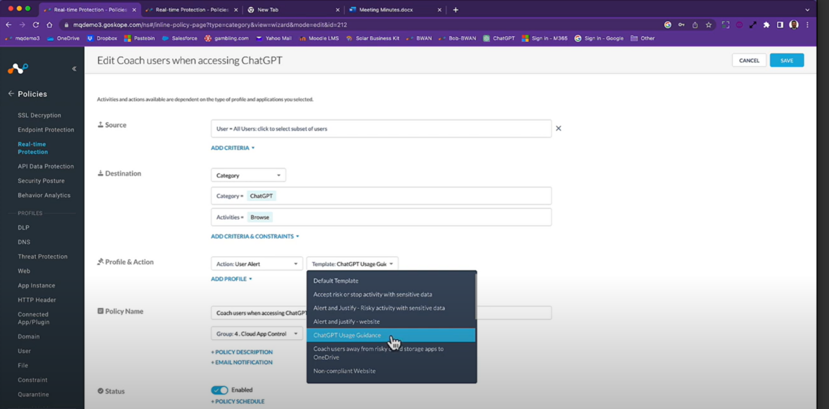 Modern Data Protection Safeguards For Chatgpt And Other Generative Ai Applications Netskope