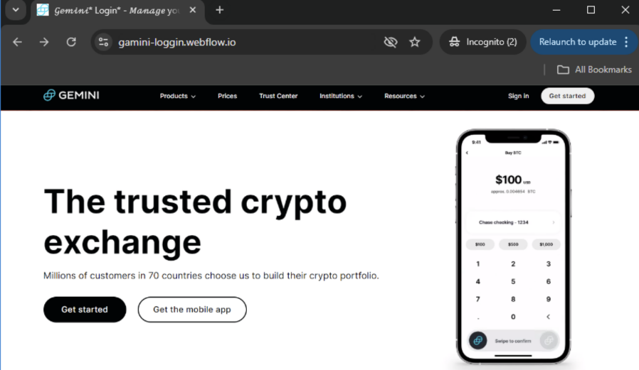Attackers Target Crypto Wallets Using Codeless Webflow Phishing Pages ...