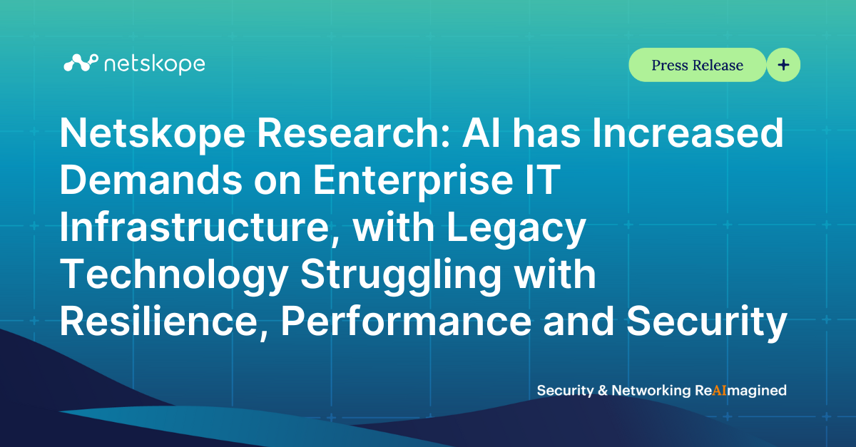 Netskope Research: AI has Increased Demands on Enterprise IT ...